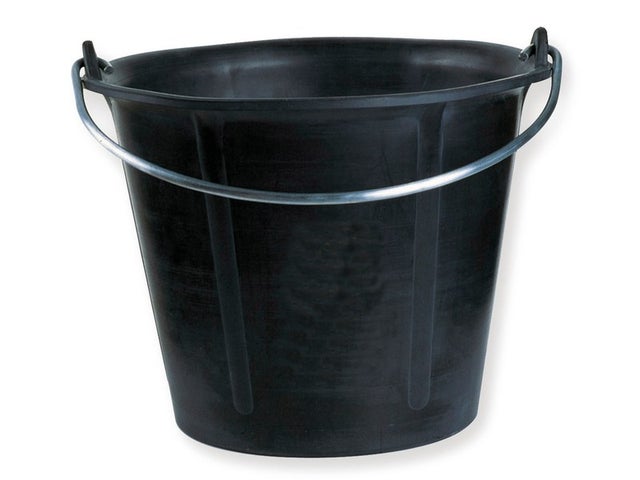 Seau de maçon 20 l polyéthylène noir MONDELIN