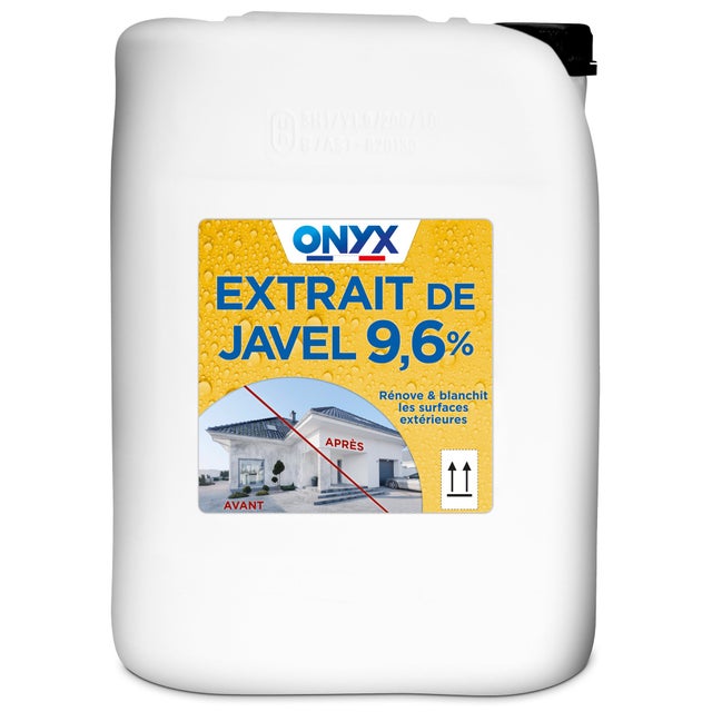 Extrait de javel 9,6% chlore actif ONYX, 20L