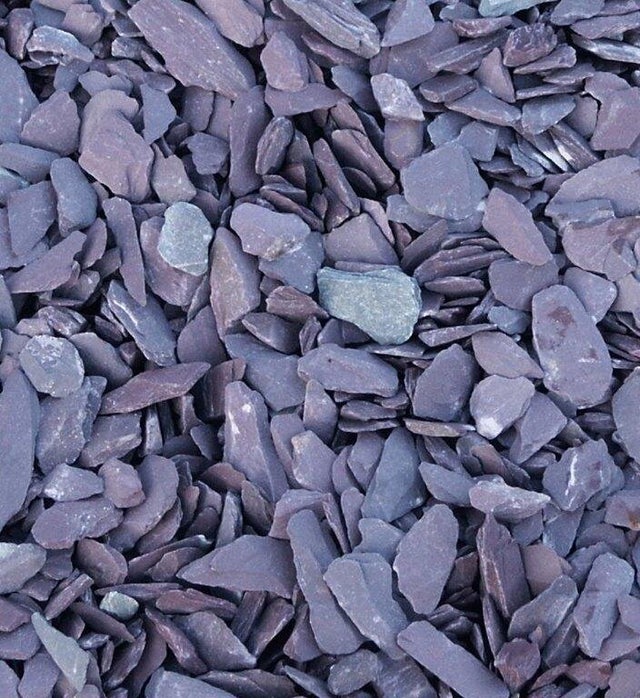Paillettes D'Ardoise Violet 30/50 Mm, 20 Kg
