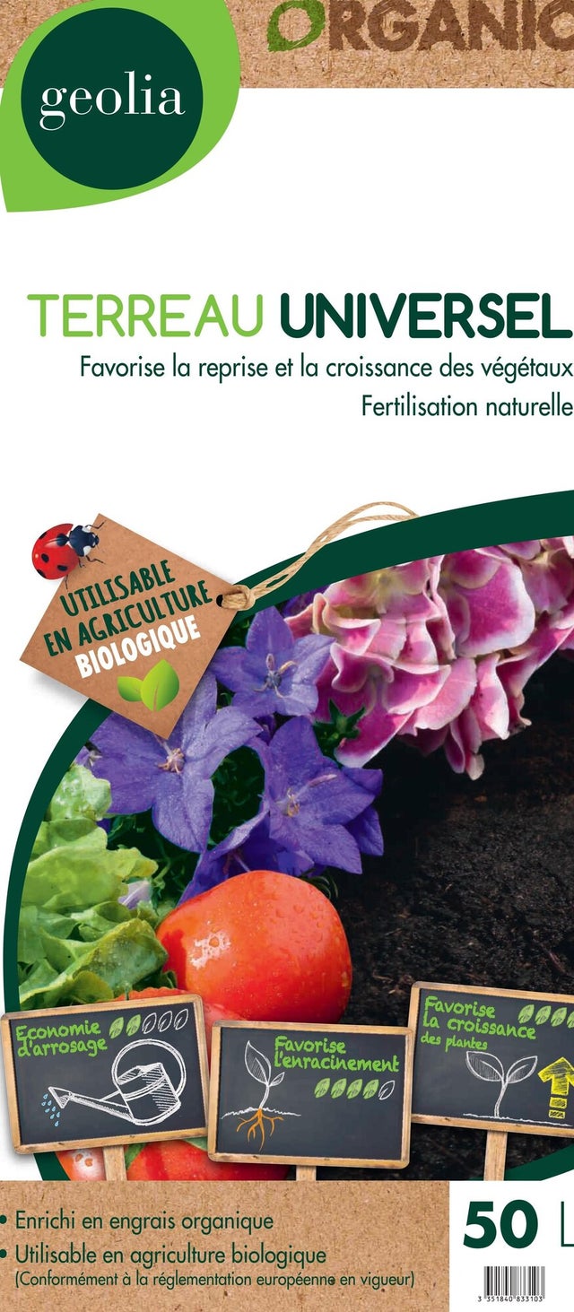 Terreau universel GEOLIA 50L