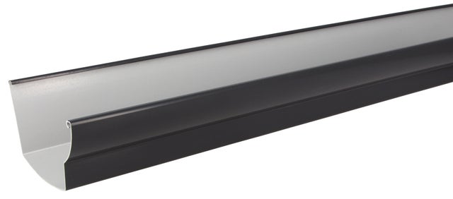 Gouttière profil ovoïde pvc GIRPI dév.25 cm ardoise L.4 m