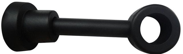 Support tringle à rideau Charme recup, 28 mm noir mat INSPIRE