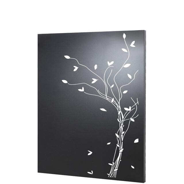 Plaque de protection murale noire EQUATION Vegetal, l.80 cm x H.100 cm